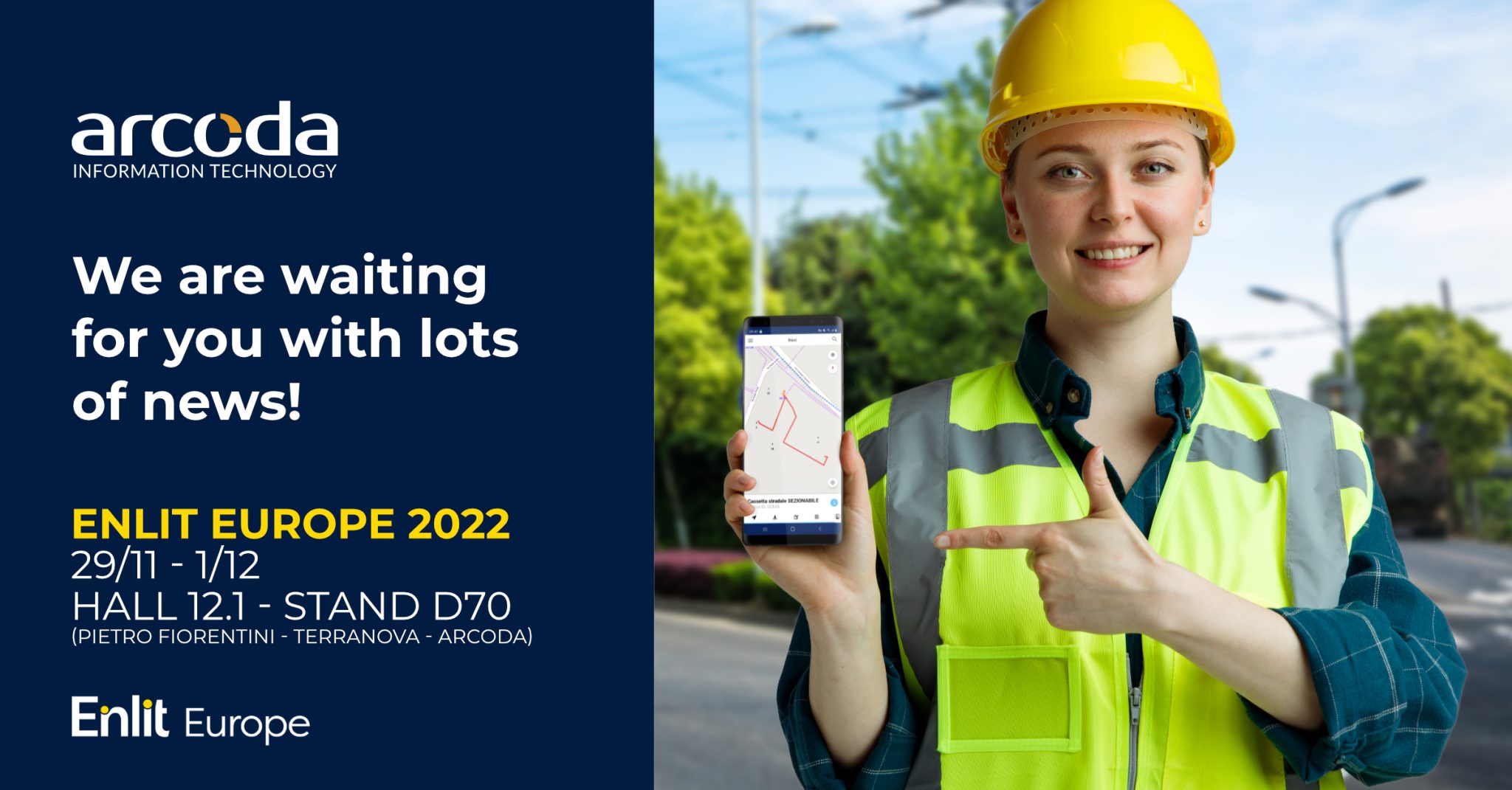 Meet Arcoda at Enlit Europe 2022 - Arcoda pressroom